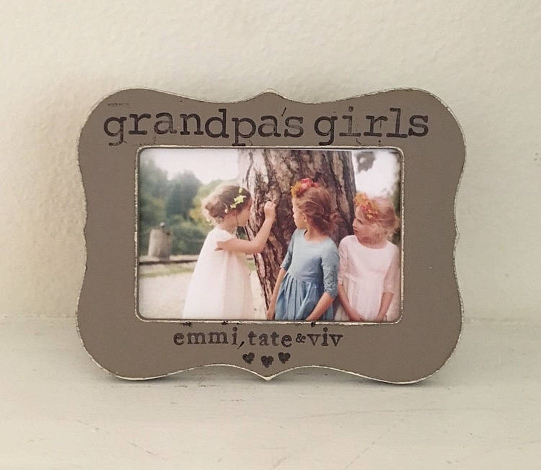 Grandpa GIFT, Grandparents Frame, Grandpa Frame, Personalized Frame ...