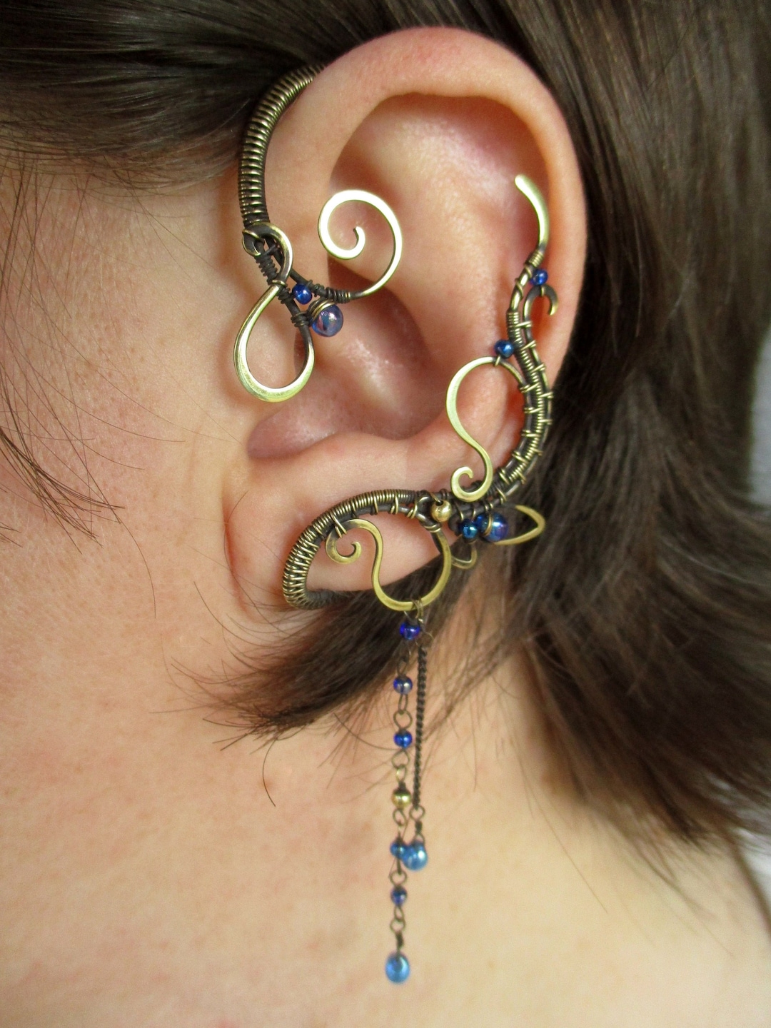 Pair of Ear Cuffs the Source - Ear Cuffs - Elf Earrings - Ear Crawler ...