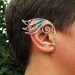 Pair of Ear Cuffs Hummingbird Ear Cuffs Elf Earrings Ear Crawler Ear ...