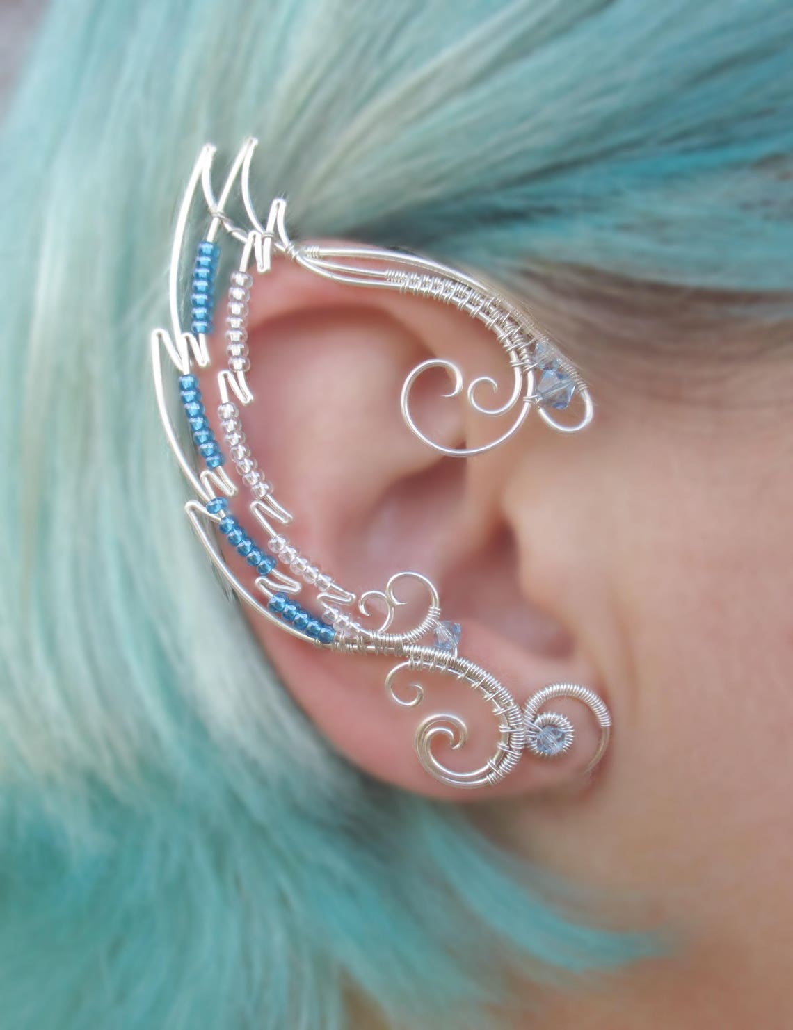 Pair of Elf Ear Cuffs Idunn Ear Cuff Elf Ears Fairy Ear - Etsy
