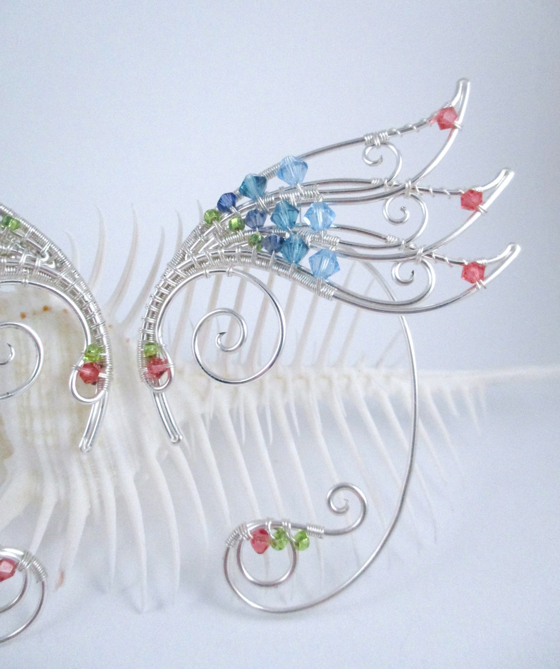 Pair of Ear Cuffs Hummingbird Ear Cuffs Elf Earrings Ear - Etsy