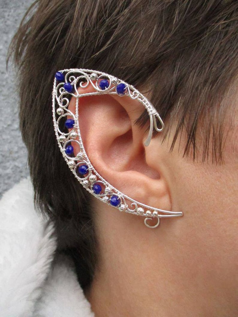 Pair of Elven Ear Cuffs Ameretat Ear Cuff Wire Elf Ears - Etsy
