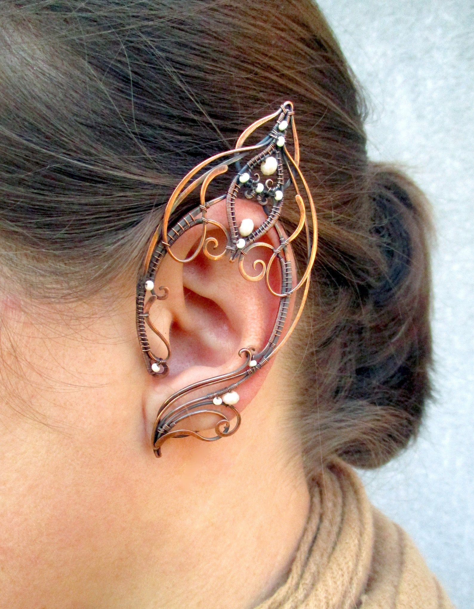 Pair of Elf Ear Cuffs Chloris Ear Cuff Elf Ears Fairy - Etsy