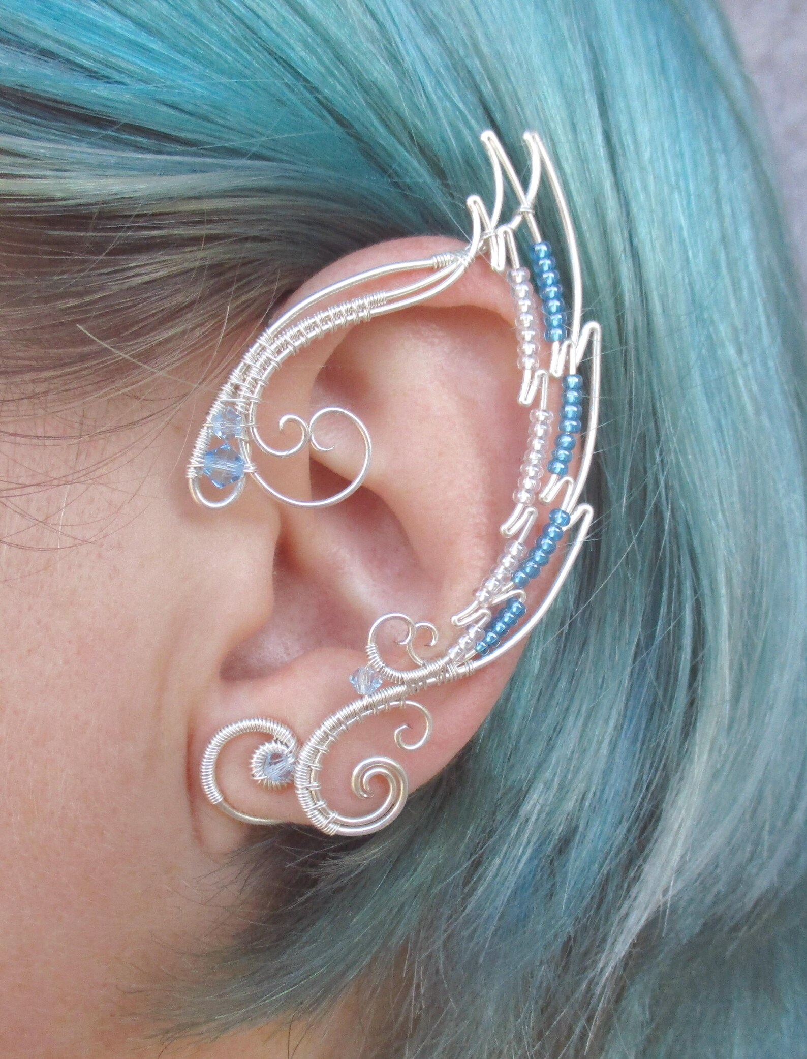 Pair of Elf Ear Cuffs Idunn Ear Cuff Elf Ears Fairy Ear - Etsy