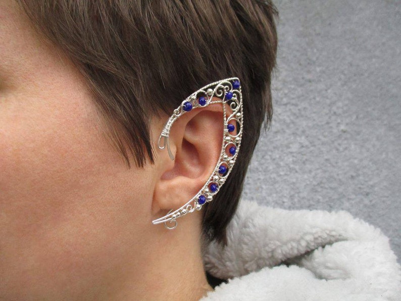 Pair of Elven Ear Cuffs Ameretat Ear Cuff Wire Elf Ears - Etsy
