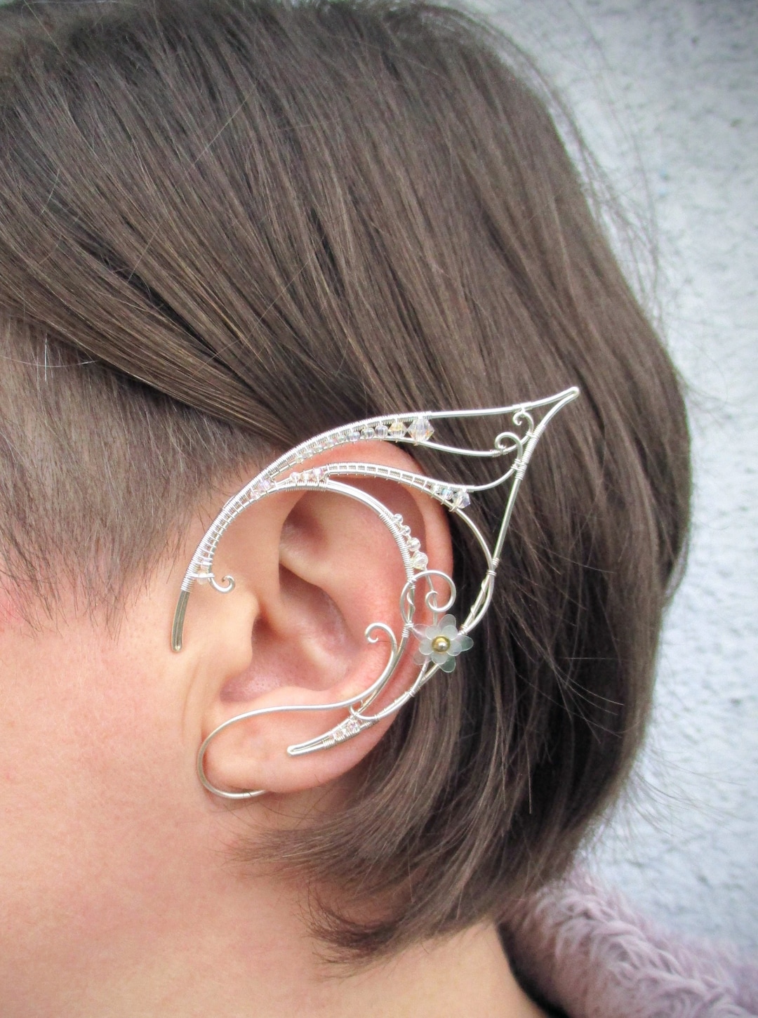 Pair of Elf Ears Flora Cristal Fairy Ears Elven Wedding - Etsy