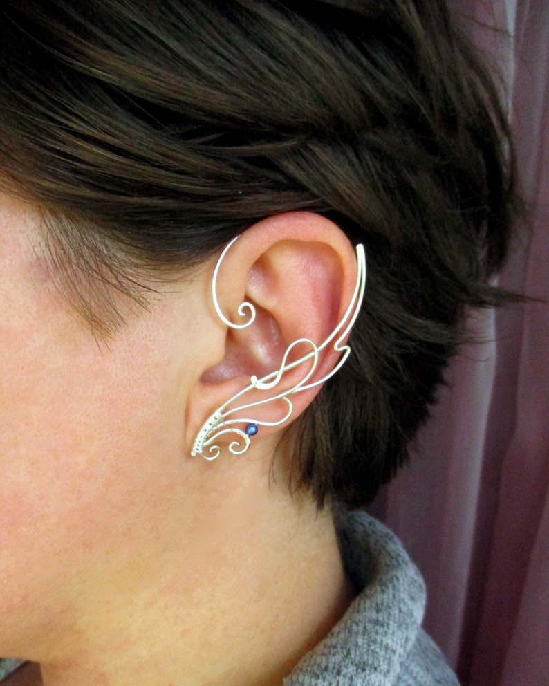 Pair of Elf Ear Cuffs Lake of Dreams Ear Cuff Elf Ears | Etsy