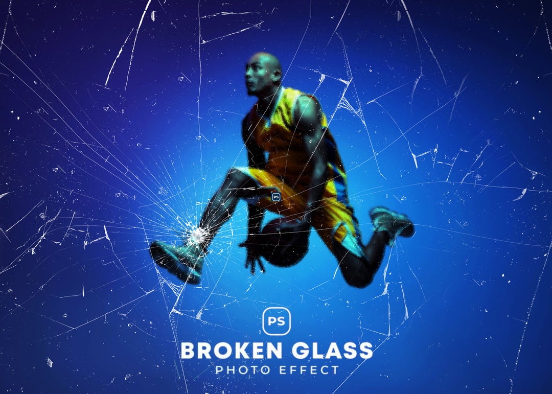 The Best Broken Glass Photoshop Template | Photoshop Template ...