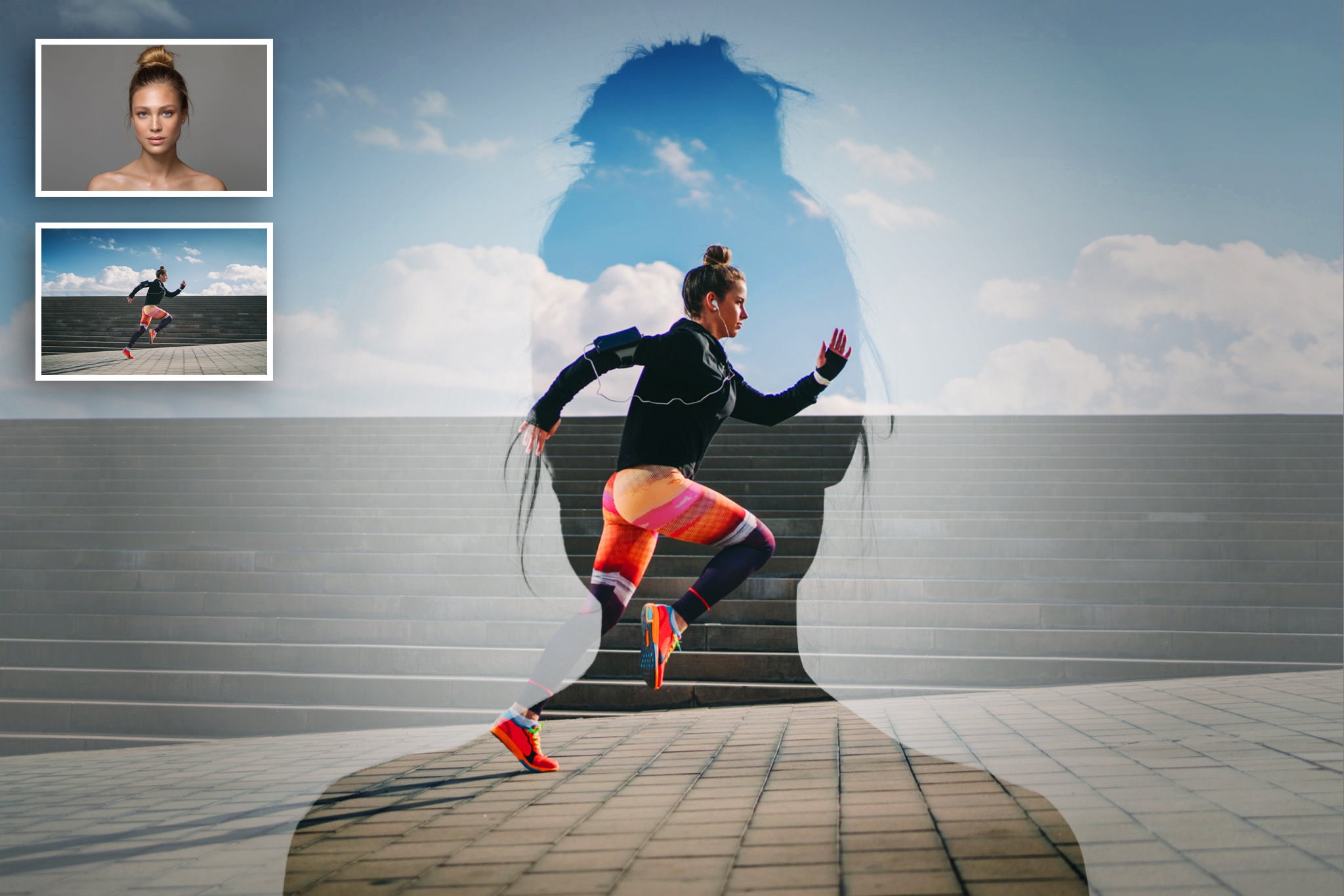 The Best Double Exposure Photoshop Action, Photoshop Brushes,photoshop ...