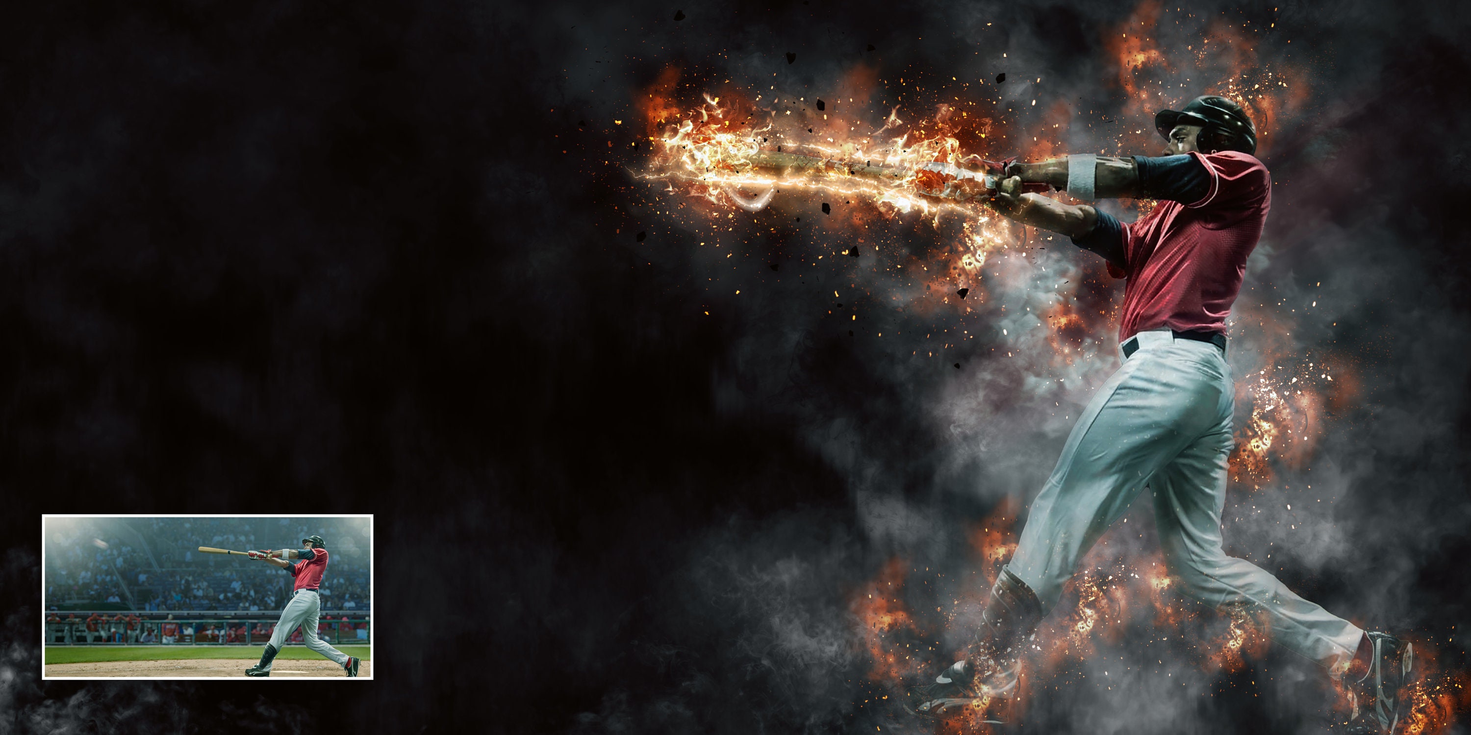 The Best Burn Photoshop Action, Burn Photo Effect, Fire Photo Effect ...