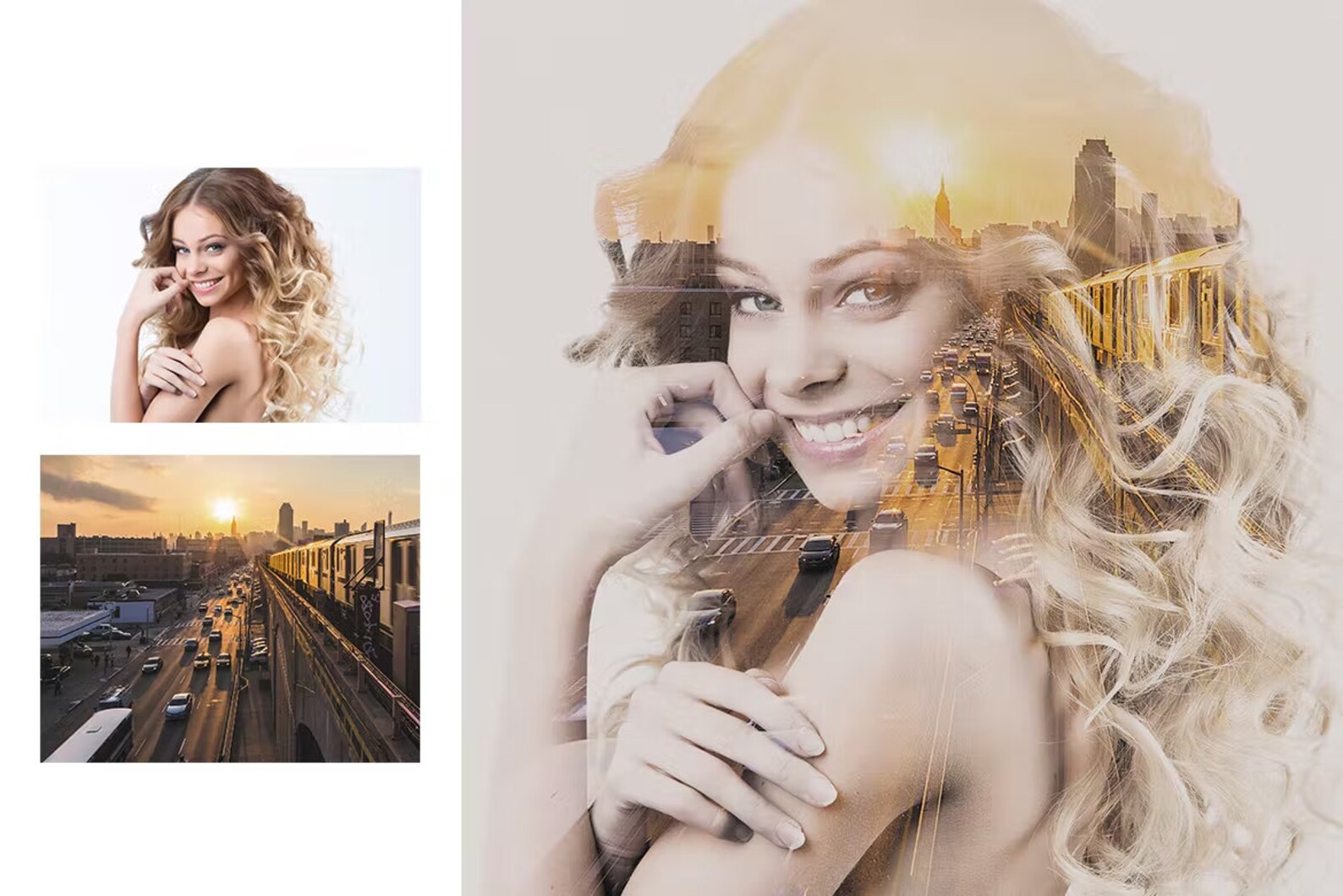 The Best Double Exposure Photoshop Action, Photoshop Brushes,photoshop ...