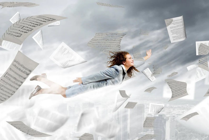 20 Flying Paper Photoshop Overlay, Paper Overlay,flying Paper Overlay ...