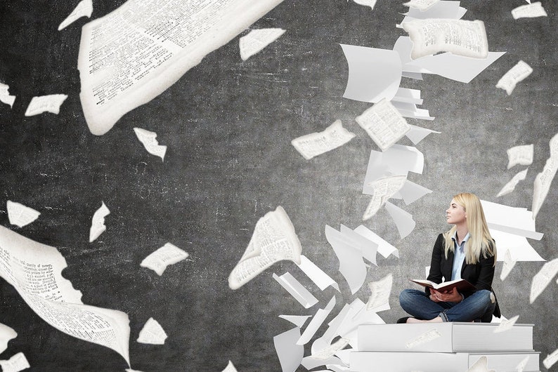 20 Flying Paper Photoshop Overlay, Paper Overlay,flying Paper Overlay ...