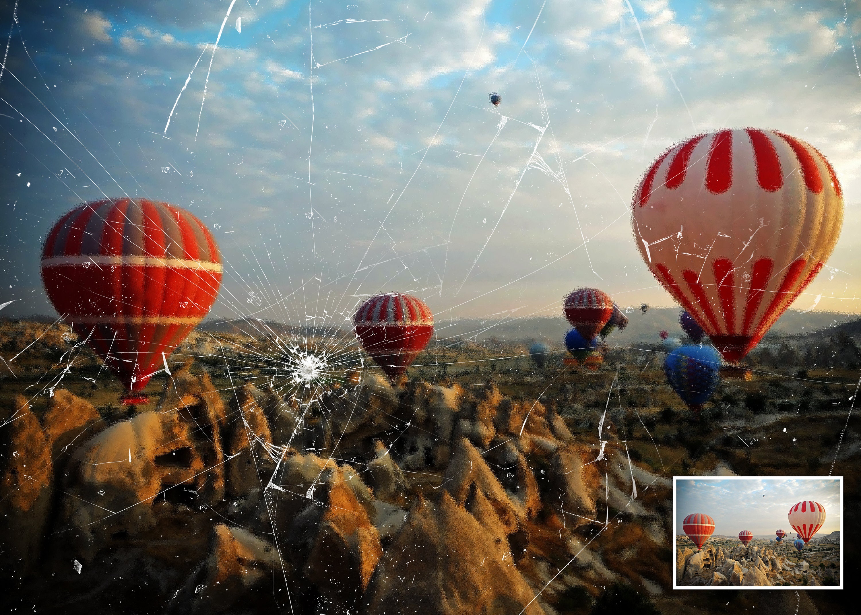 The Best Broken Glass Photoshop Template | Photoshop Template ...