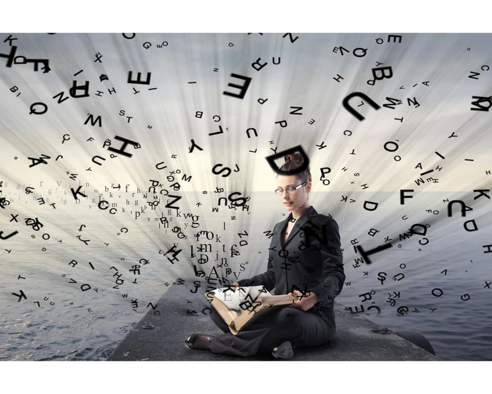 30 Flying Letter Photoshop Overlay, Letter Overlay,flying Letter ...