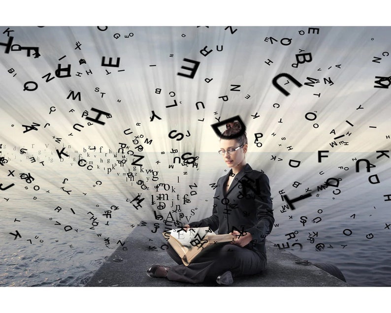 30 Flying Letter Photoshop Overlay, Letter Overlay,flying Letter ...