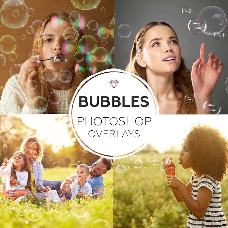 75 Realistic Bubbles Photoshop Overlay,bubble Effect Photoshop Overlays ...