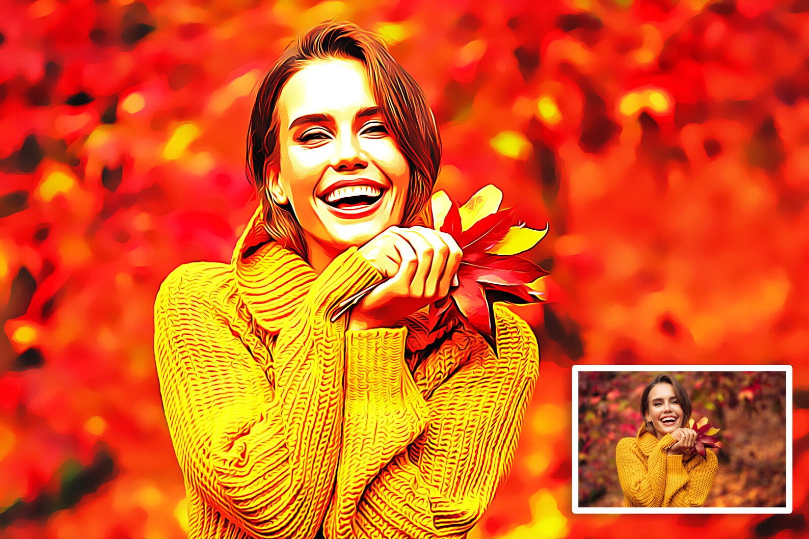 Realistic Digital Painting Effect, Photoshop Action,photoshop Brushes ...