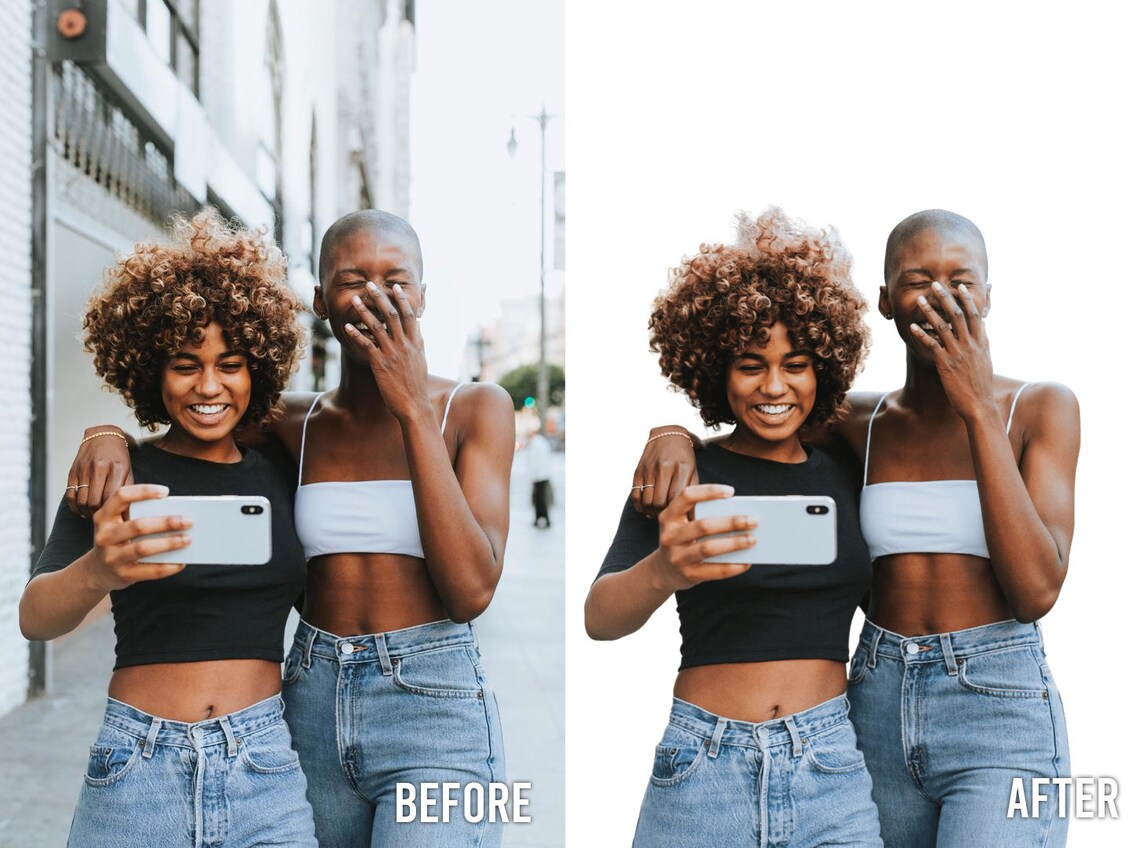 One-click Background Remove Photoshop Action,photoshop Brushes ...