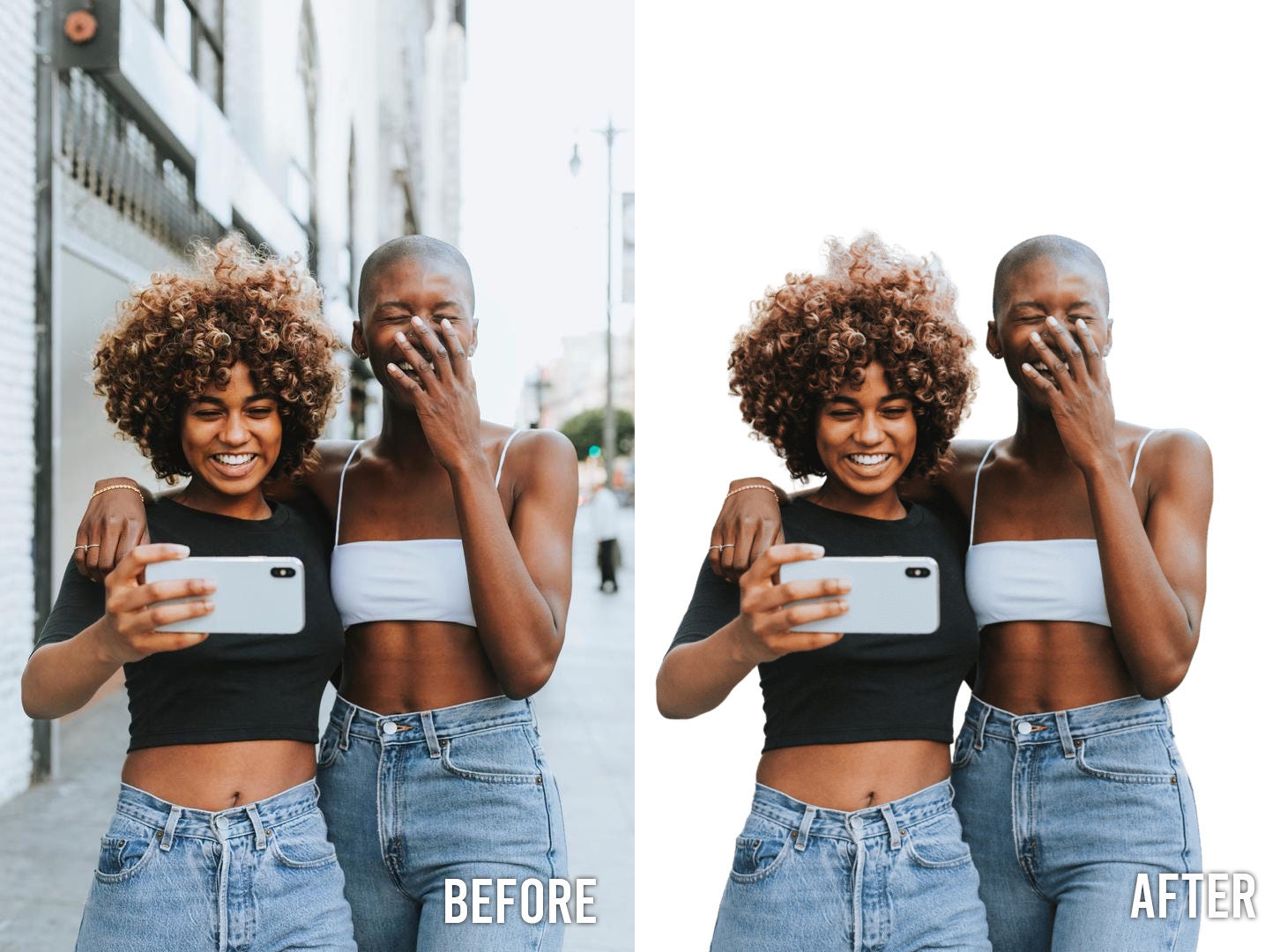 One-click Background Remove Photoshop Action,photoshop Brushes ...