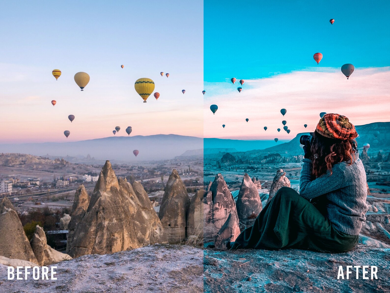 Teal Color Look Photoshop Action | Photoshop Brushes| Photoshop Effects ...