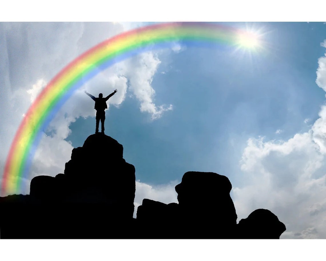 Realistic Rainbow Photoshop Overlay,rainbow Photoshop Overlay,rainbow ...