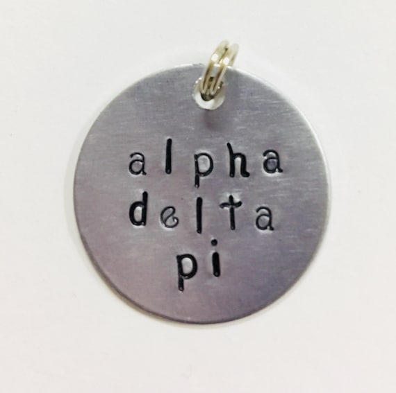 Alpha Delta Pi Adpi Sorority Charm Made of Non-tarnish - Etsy