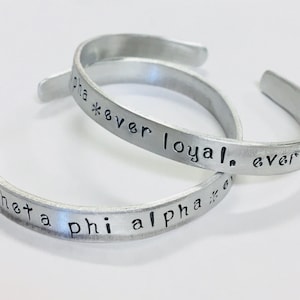 Theta Phi Alpha TPA, Ever Loyal, Ever Lasting Sorority Handstamped ...