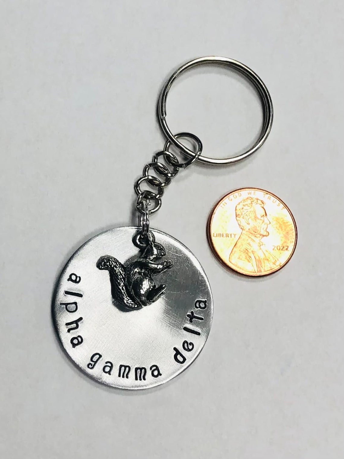 Alpha Gamma Delta AGD Squirrel Mascot Charm Keychain - Etsy