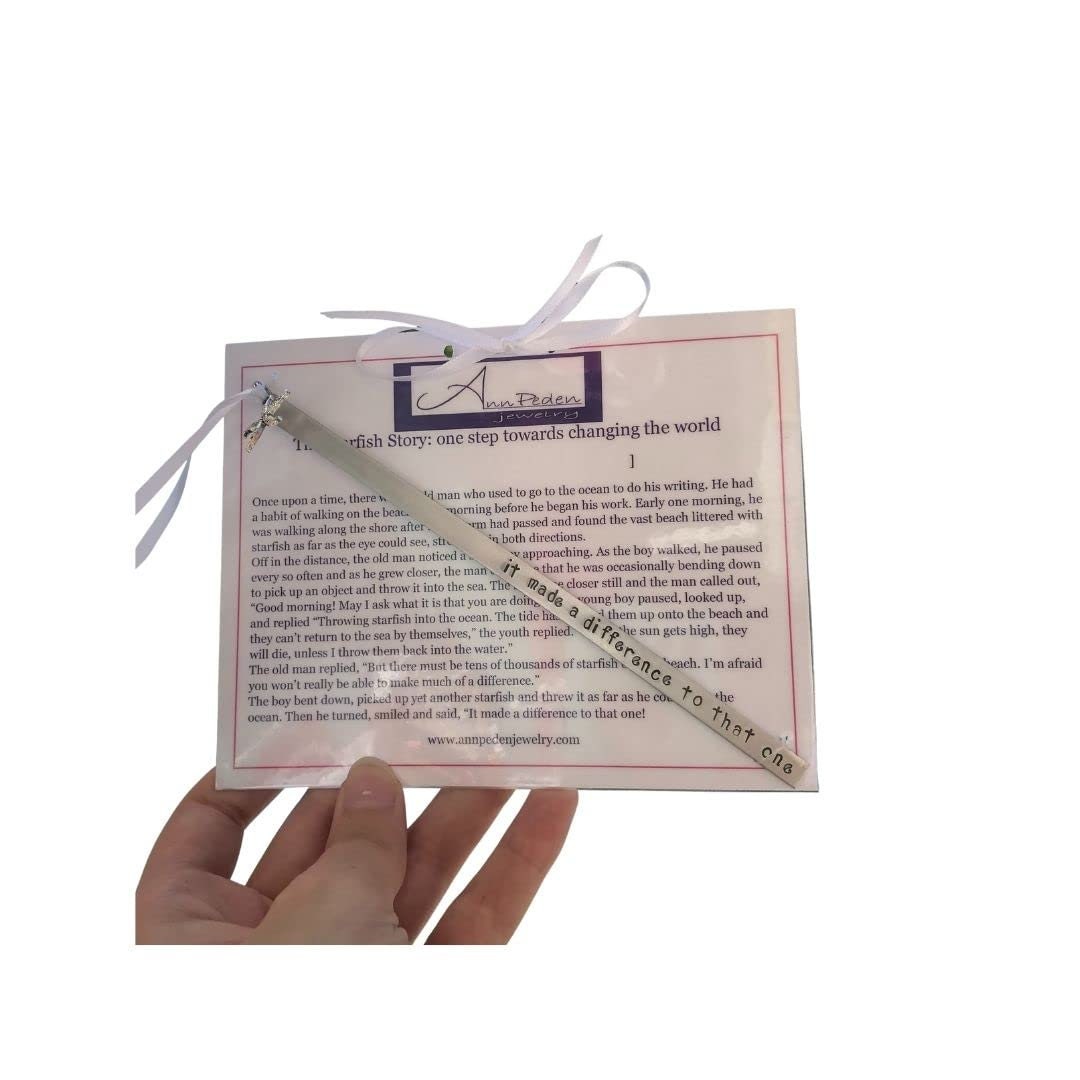 The Starfish Story Bookmark "it Made a Difference to That One ...