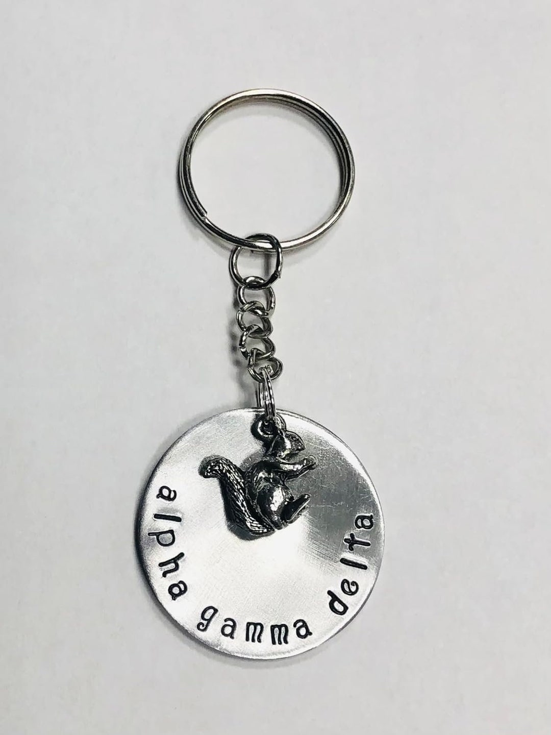 Alpha Gamma Delta AGD Squirrel Mascot Charm Keychain - Etsy