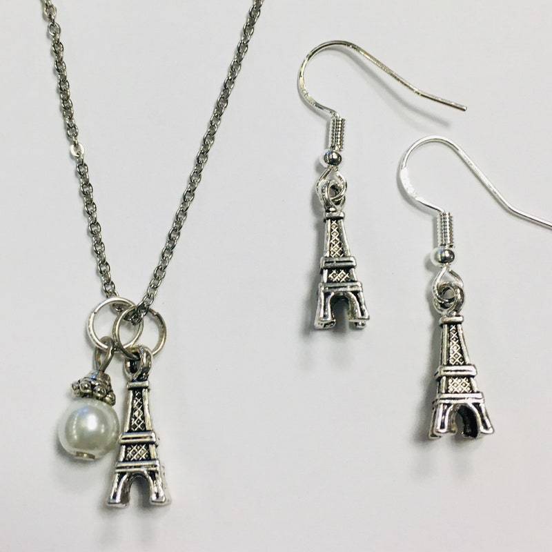 Paris Theme Earrings - Etsy