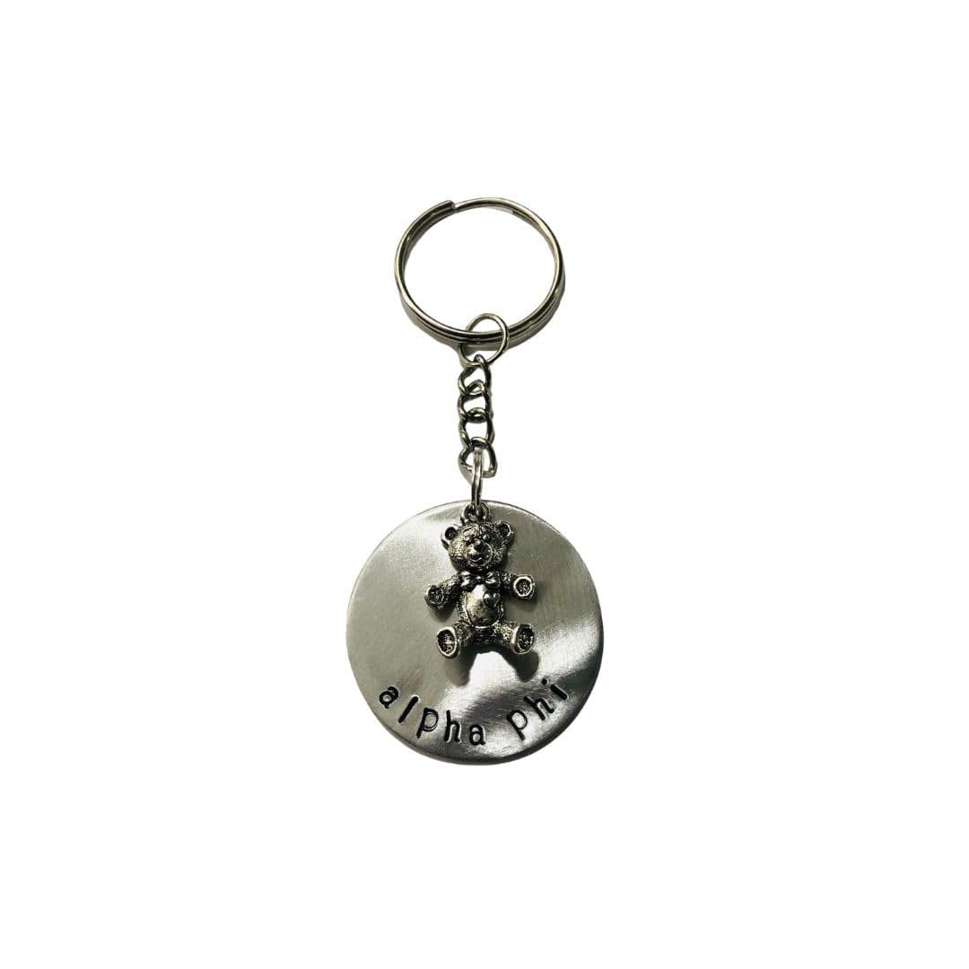 Alpha Phi Aphi AP Teddy Bear Sorority Mascot Charm Keychain - Etsy
