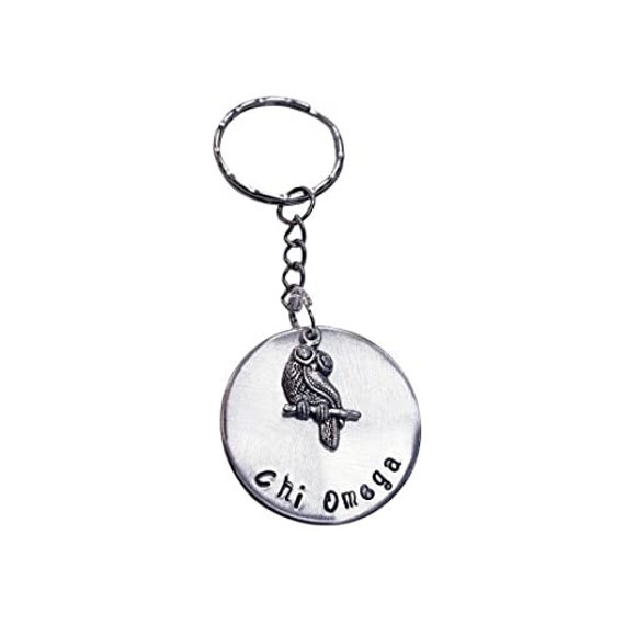 Chi Omega Owl Mascot Sorority Keychain Chi O CO Greek - Etsy