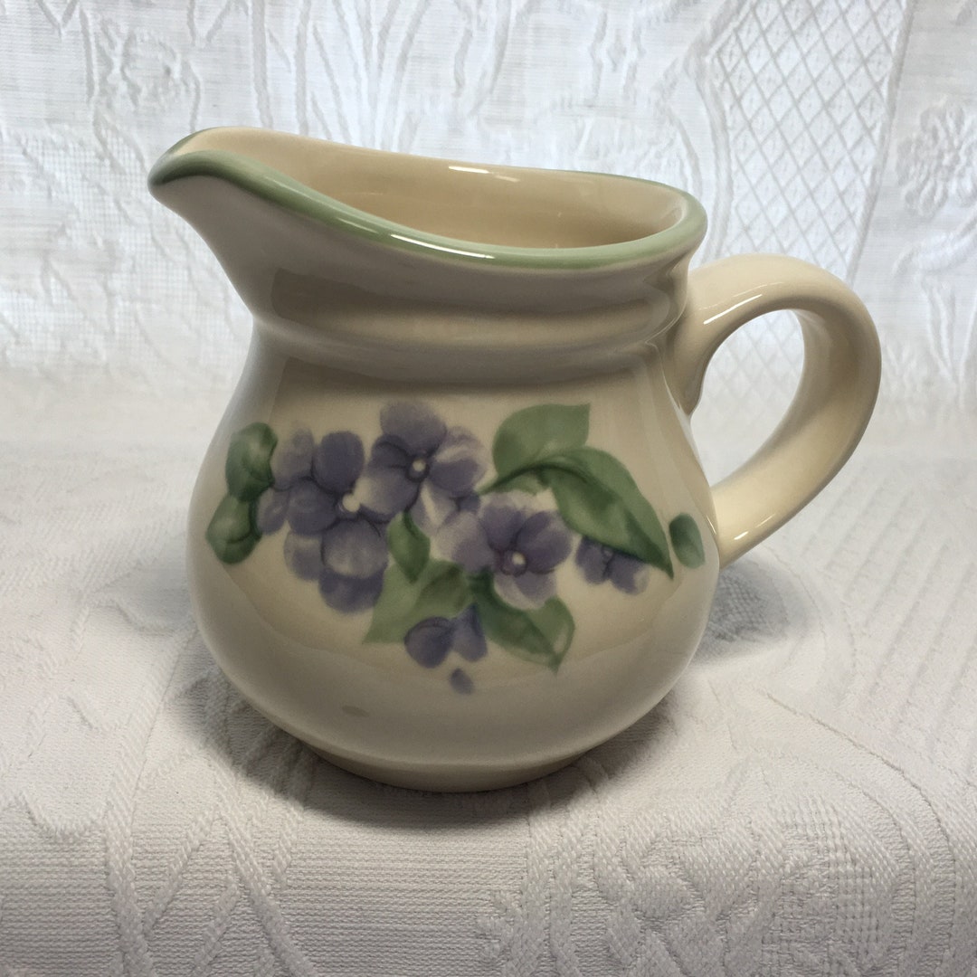 Pfaltzgraff Garden Party Garden Impressions Stoneware Creamer, USA ...