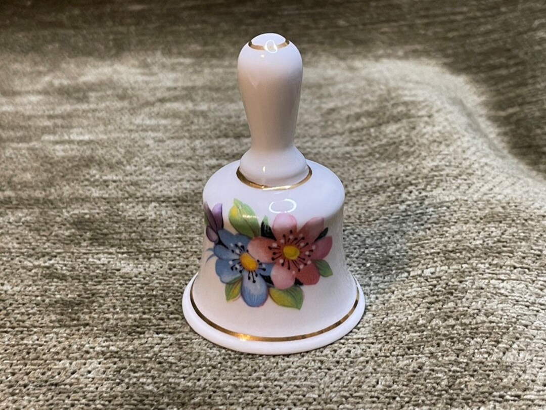 Lysander Bone China Miniature Bell With Clapper, Made in England in ...