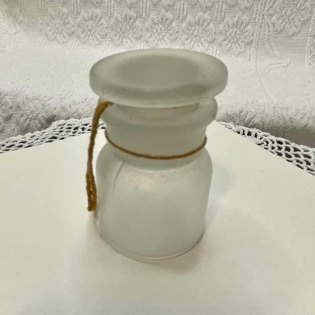 TC Wheaton Frosted Glass Apothecary Jar, Pharmaceutical Bottle W ...