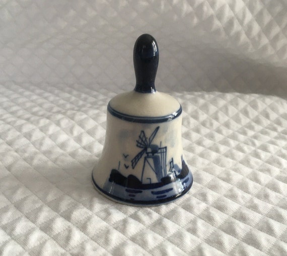 Vintage Mini Delft Bell Collectibles Art & Collectibles Figurines ...