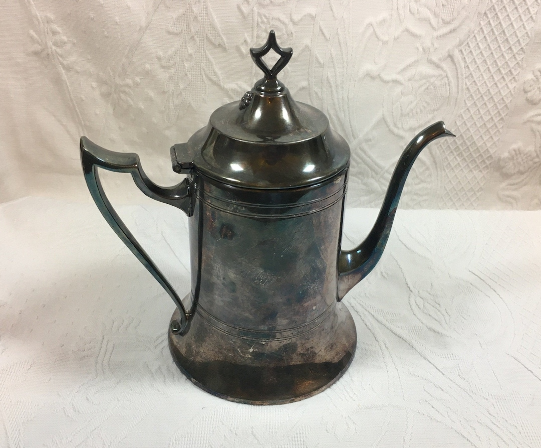 Georgian Style Sheffield Silver Plated Teapot Coffee Pot, Marked 816 ...