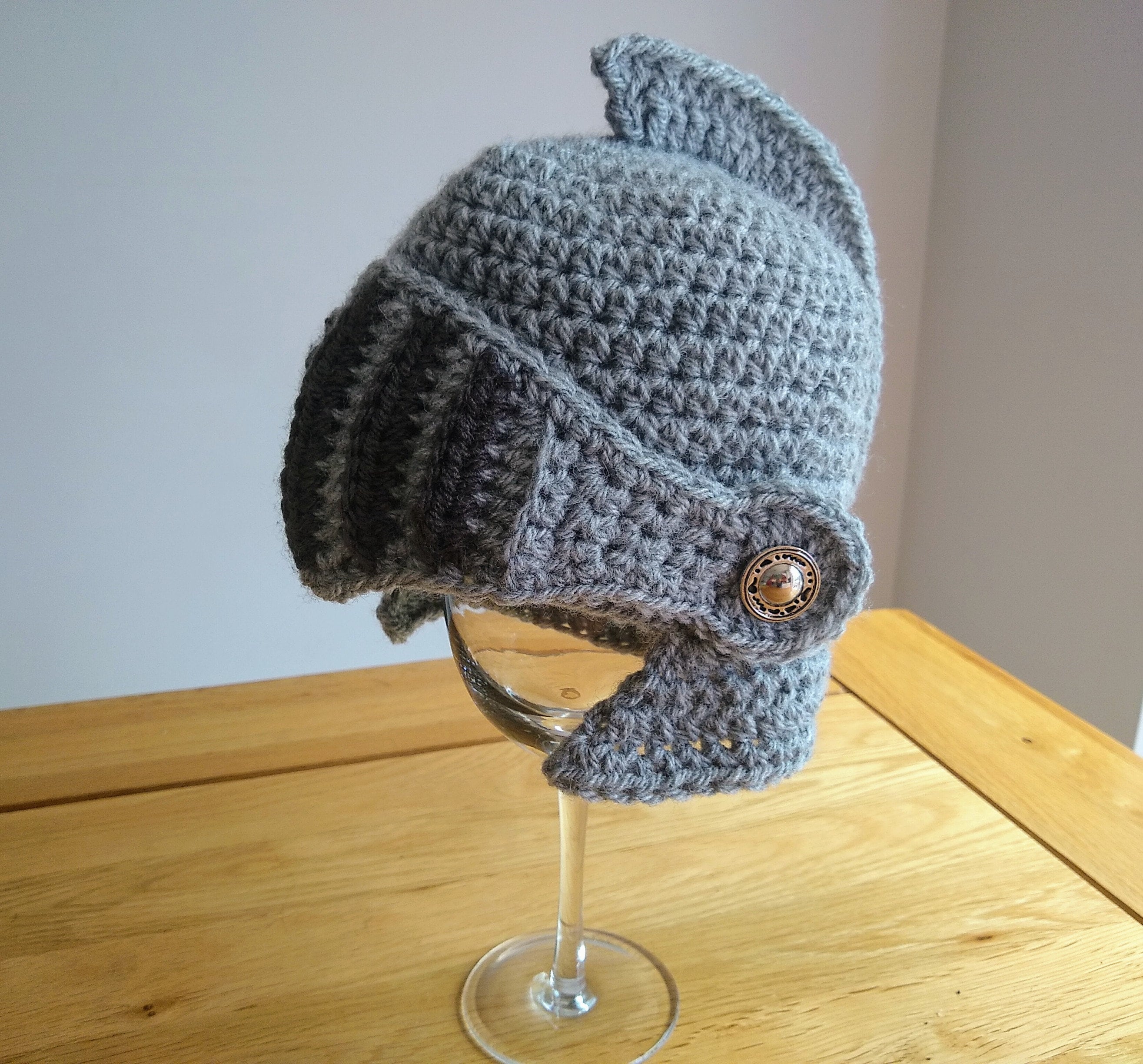 Crochet Baby Boy/girl Knight Helmet Hat Newborn Photo Prop - Etsy
