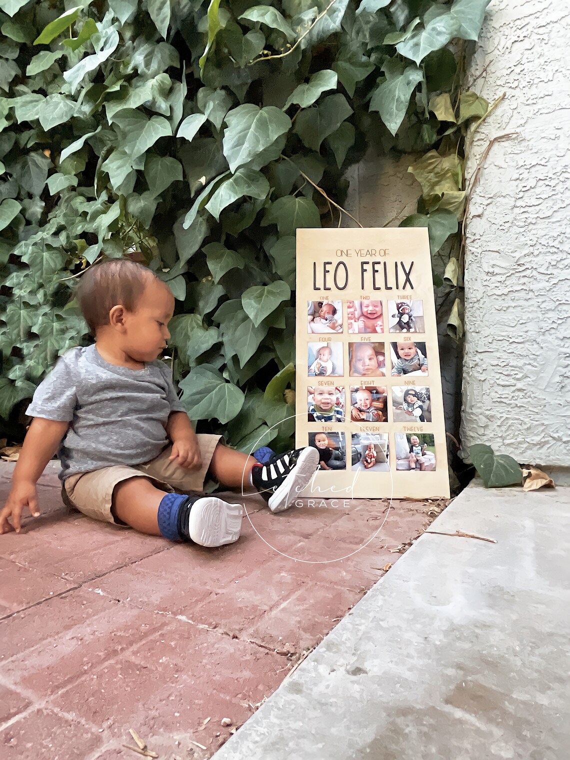 Personalized Milestone Memory Board one Year Of Board - Etsy