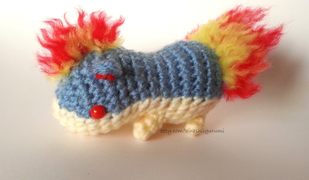 Chibi Quilava - Amigurumi Plush - Fire-type Pokemon - Etsy