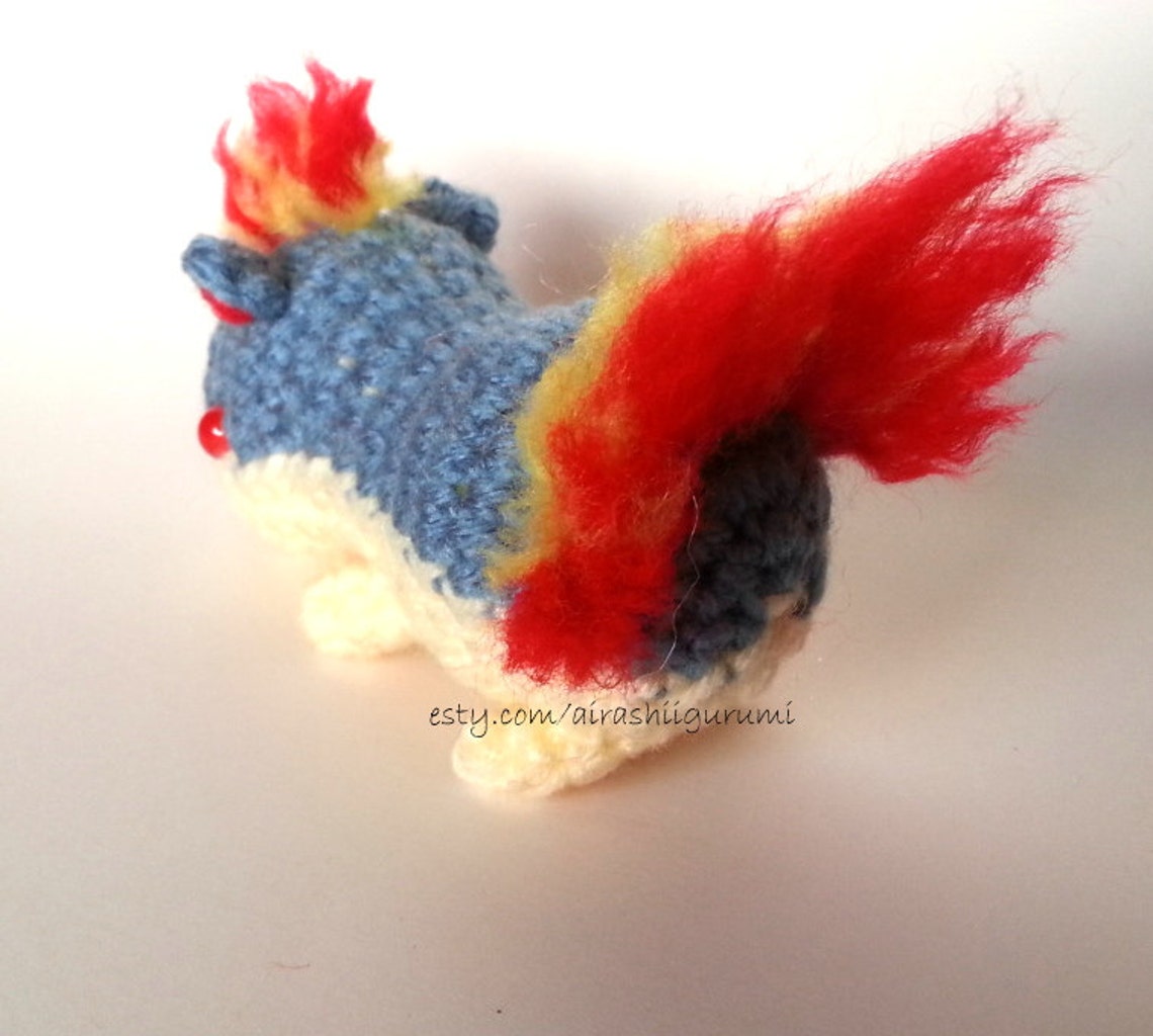 Chibi Quilava - Amigurumi Plush - Fire-type Pokemon - Etsy