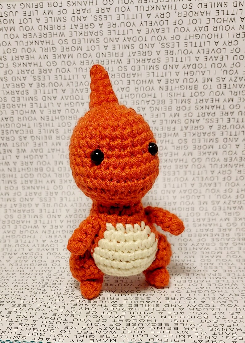 Fire Evolution: Charmander, Charmeleon and Charizard Crochet Chibi ...
