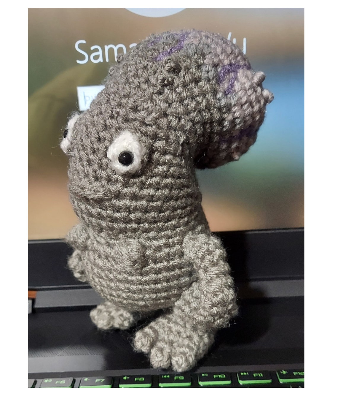 Rogu Smith Plush Amigurumi Crochet Toy Roger Tumor Baby - Etsy