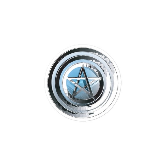 Steel Pentacle Sticker by Enemy Empire Art Studio - Etsy