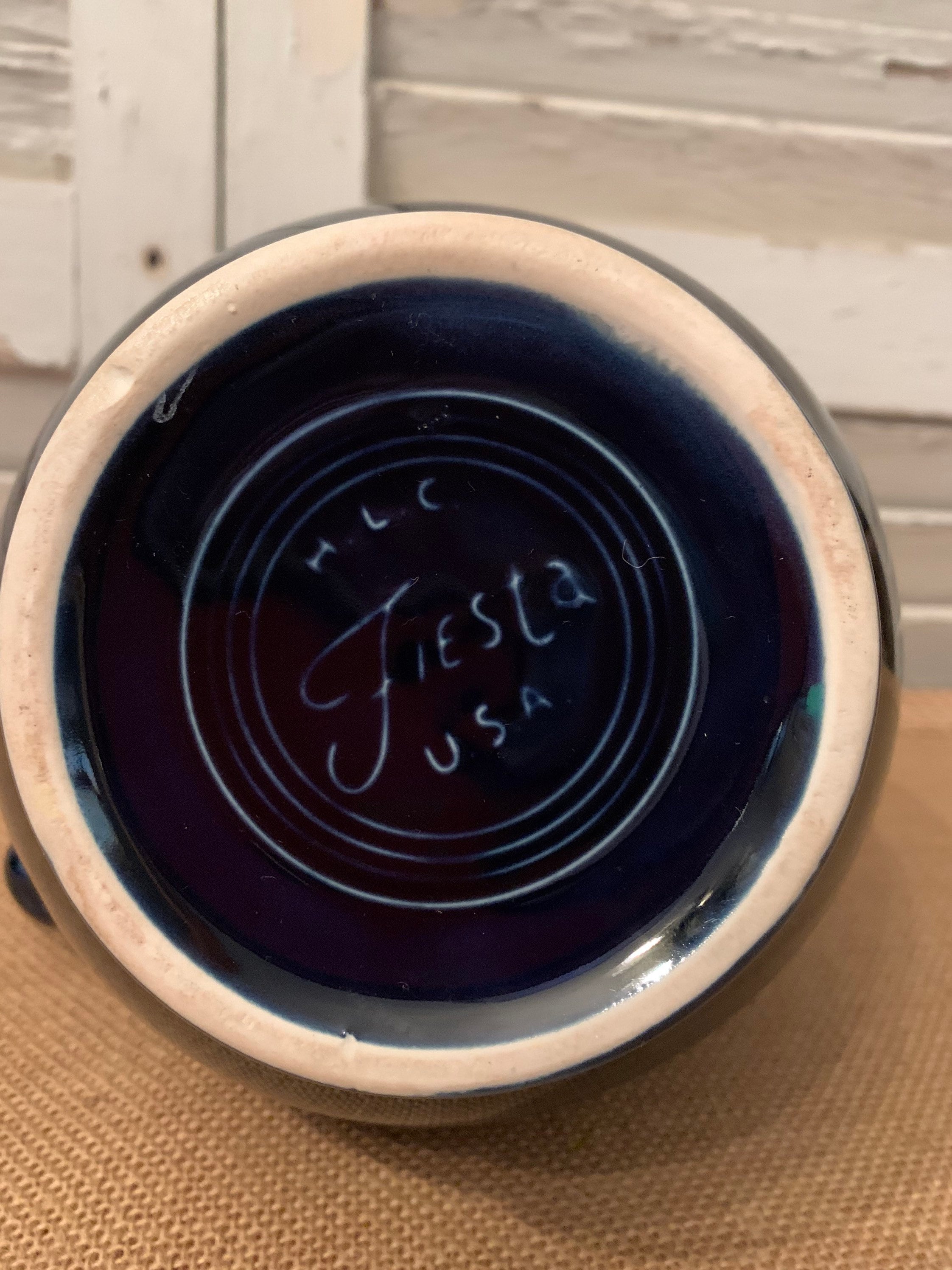Fiestaware Cobalt Blue Carafe - Etsy