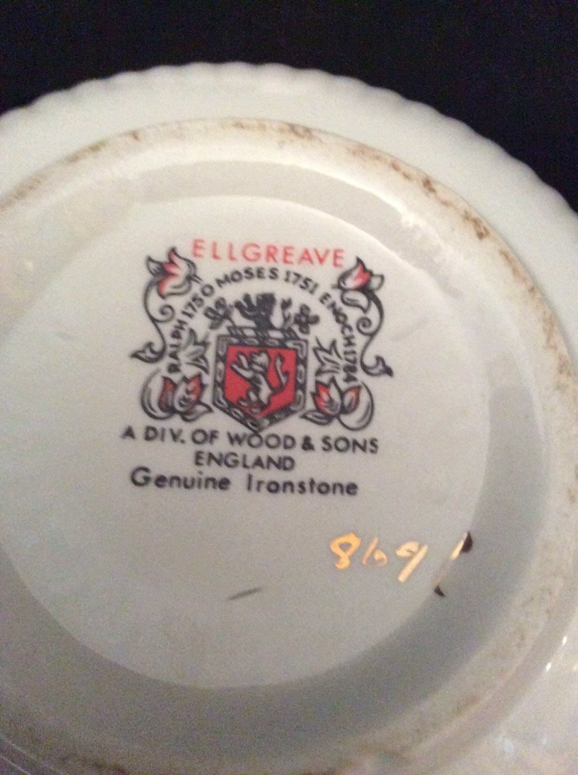 Vintage Ellgreave Teapot - Etsy