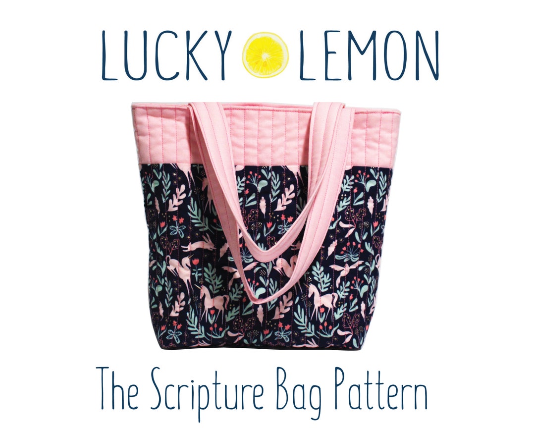 The Scripture Bag PATTERN - Etsy