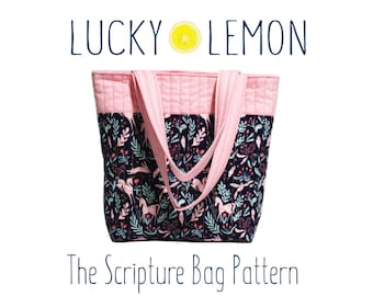 Ashley Bag - PDF Pattern, Purse, Tote, or Scripture Bag - Etsy